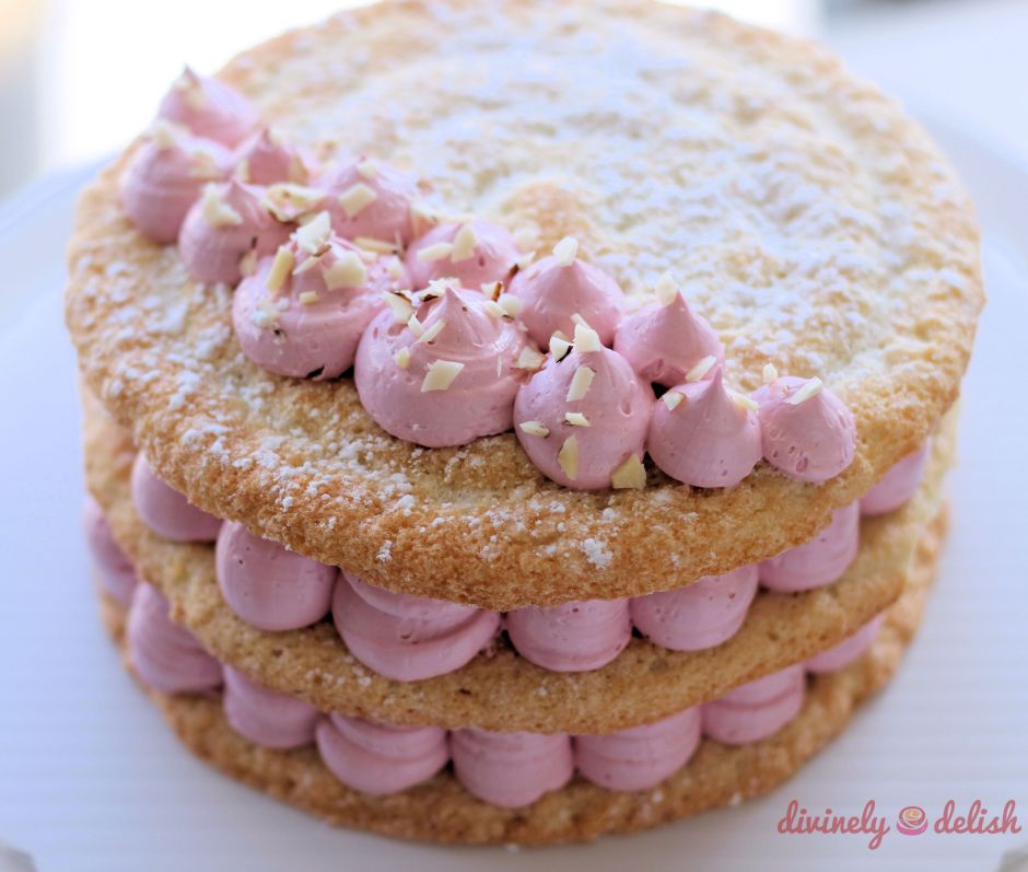 Almond Dacquoise | Divinely Delish