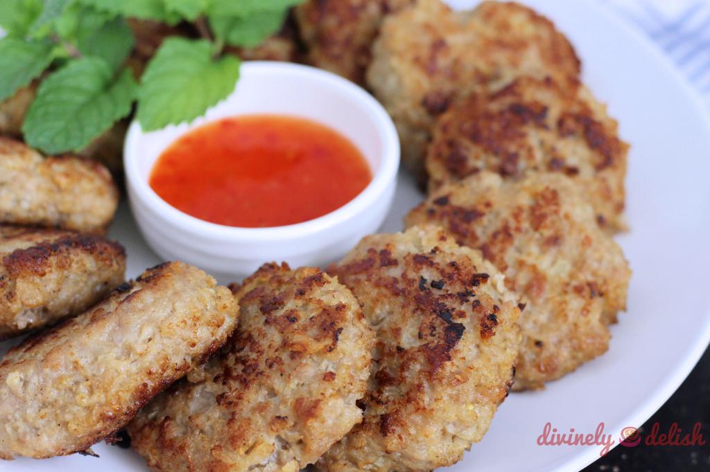 Chinese-Style Meat Patties | Divinely Delish
