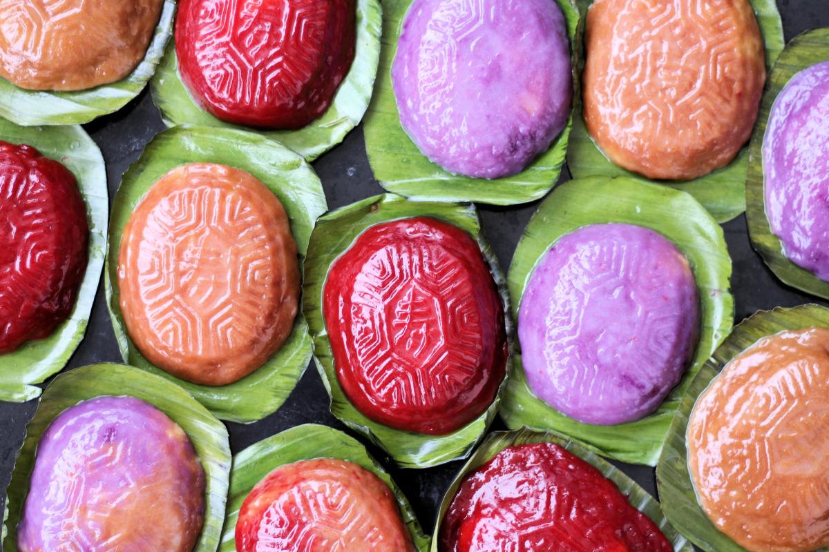 Angku Kuih (Red Tortoise Mochi) | Divinely Delish